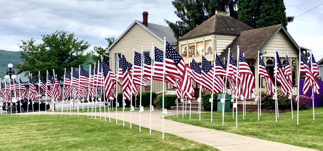 Flags of Honor to fill Triangle Park | News, Sports, Jobs - The Express
